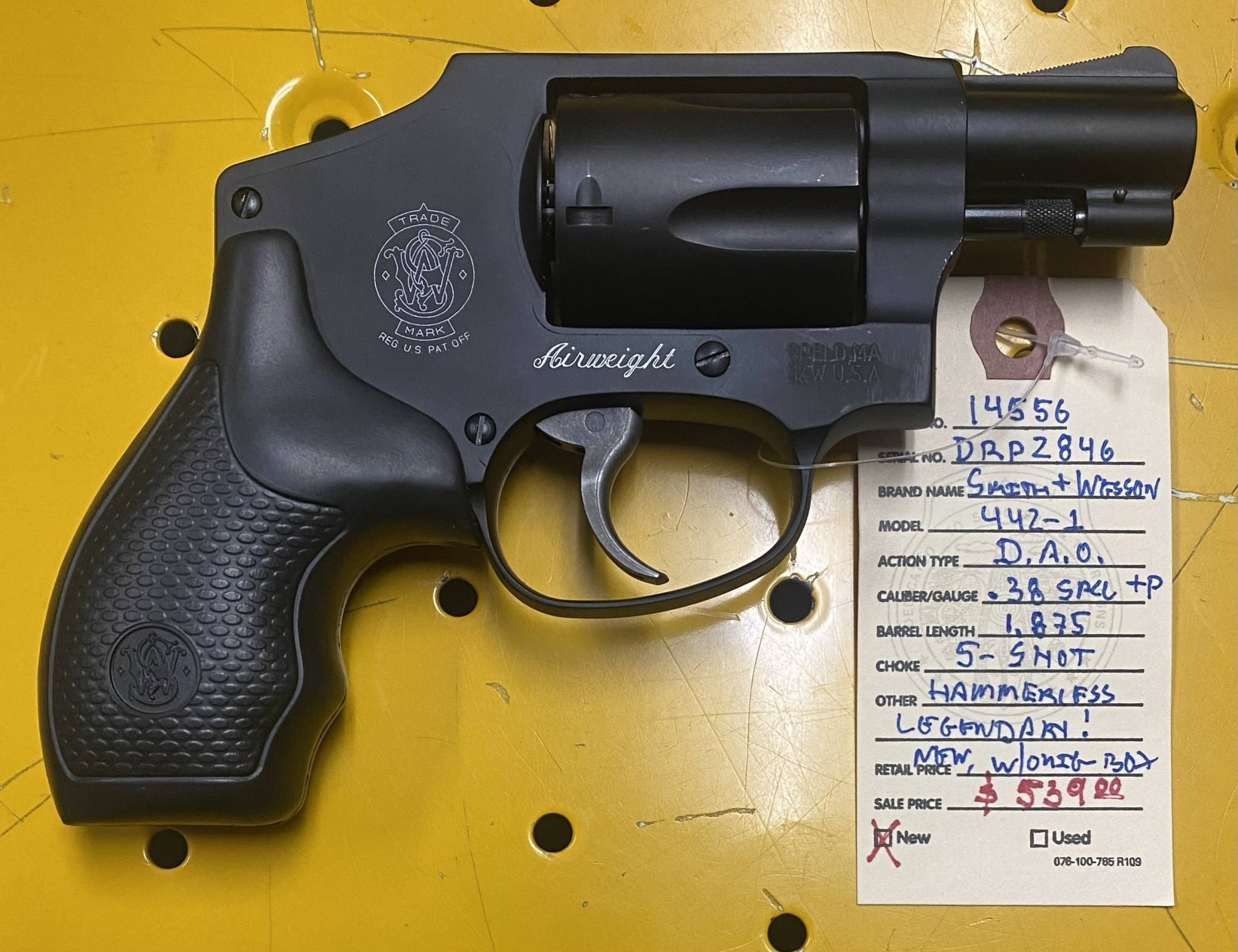 Smith & Wesson 442-1 38Spl | Gun Runners