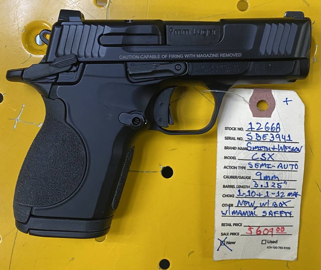 Smith and Wesson CSX 9 mm | Gun Runners