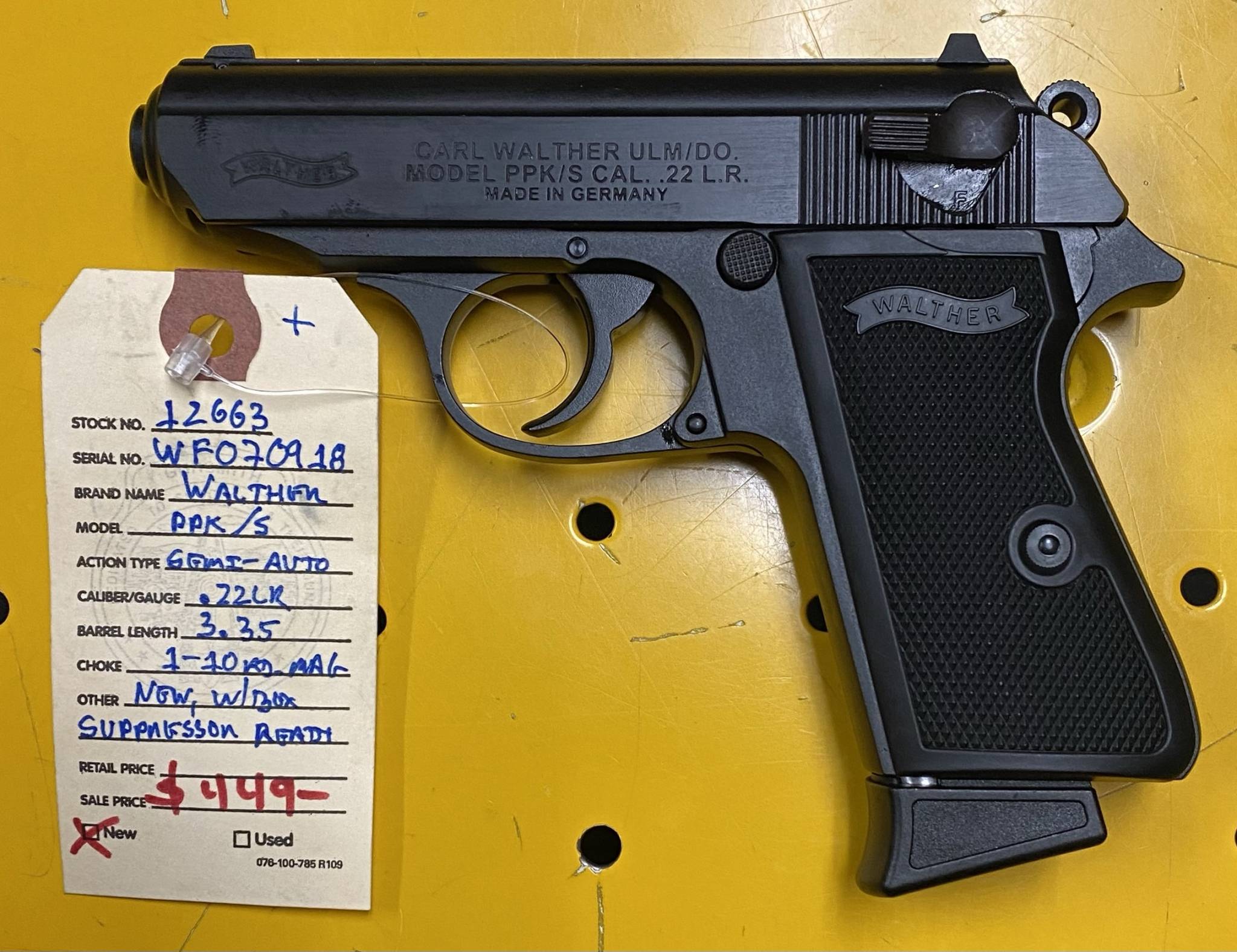 Walther PPK/S 22 lr | Gun Runners