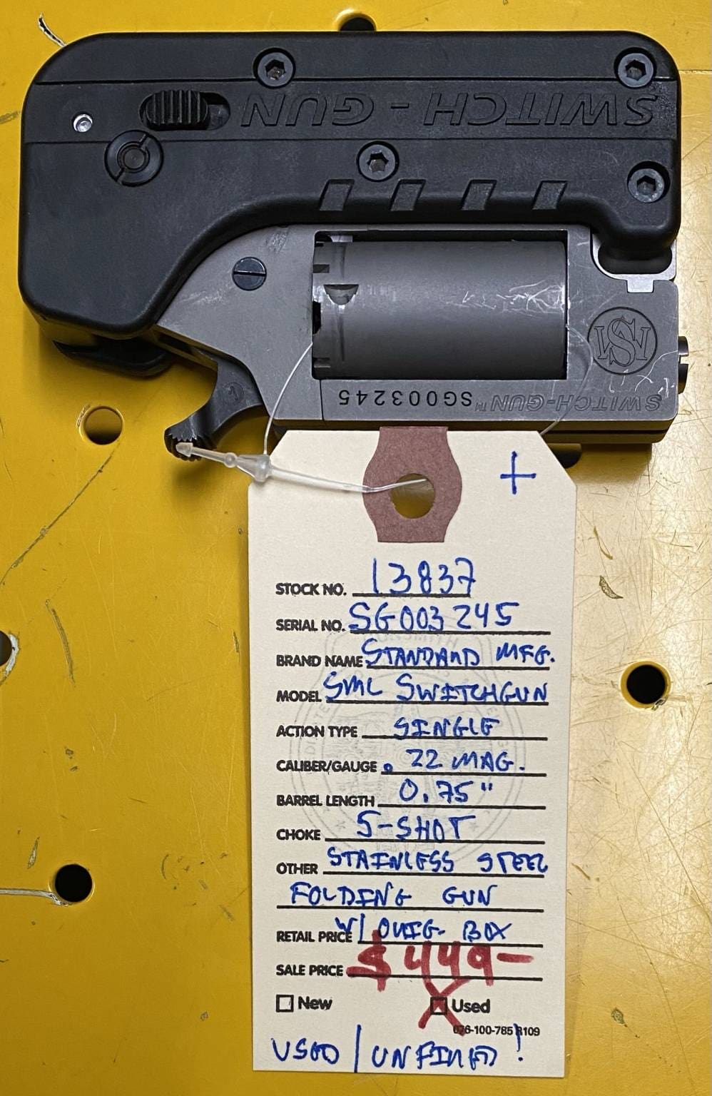 Standard manufacture, SML switch Gun 22 Mag | Gun Runners