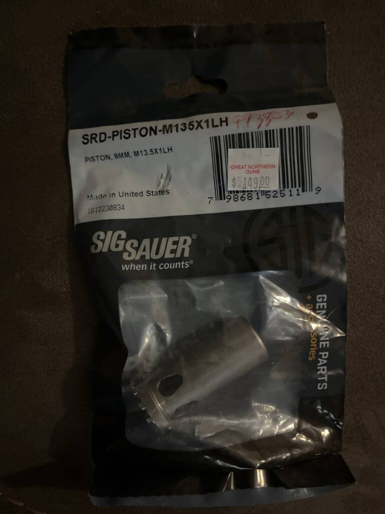 Sig Sauer piston 9 mm | Gun Runners