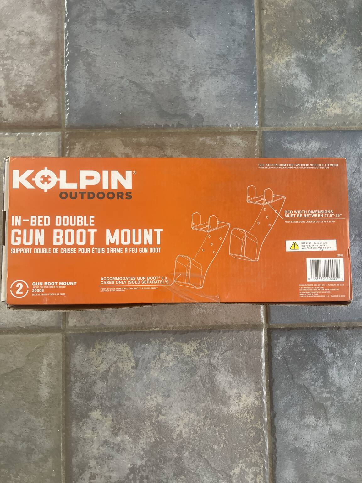 Gun boot mount in bed double | Gun Runners