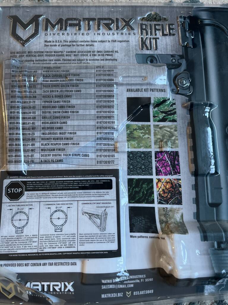 AR-15 matrix rifle stock kit | Gun Runners