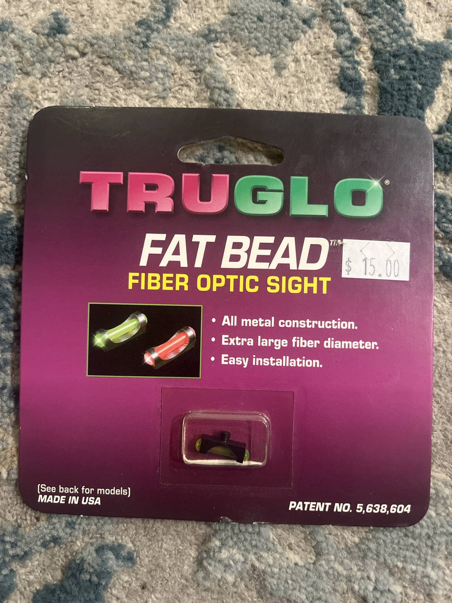 fat bead, fiber, optic site | Gun Runners