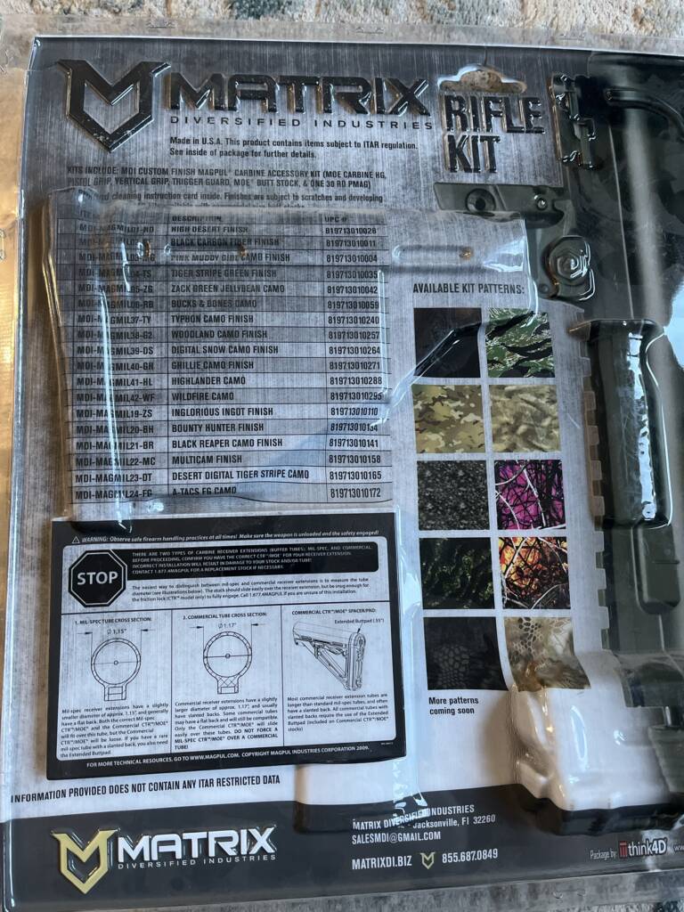 AR-15 matrix stock rifle kit | Gun Runners