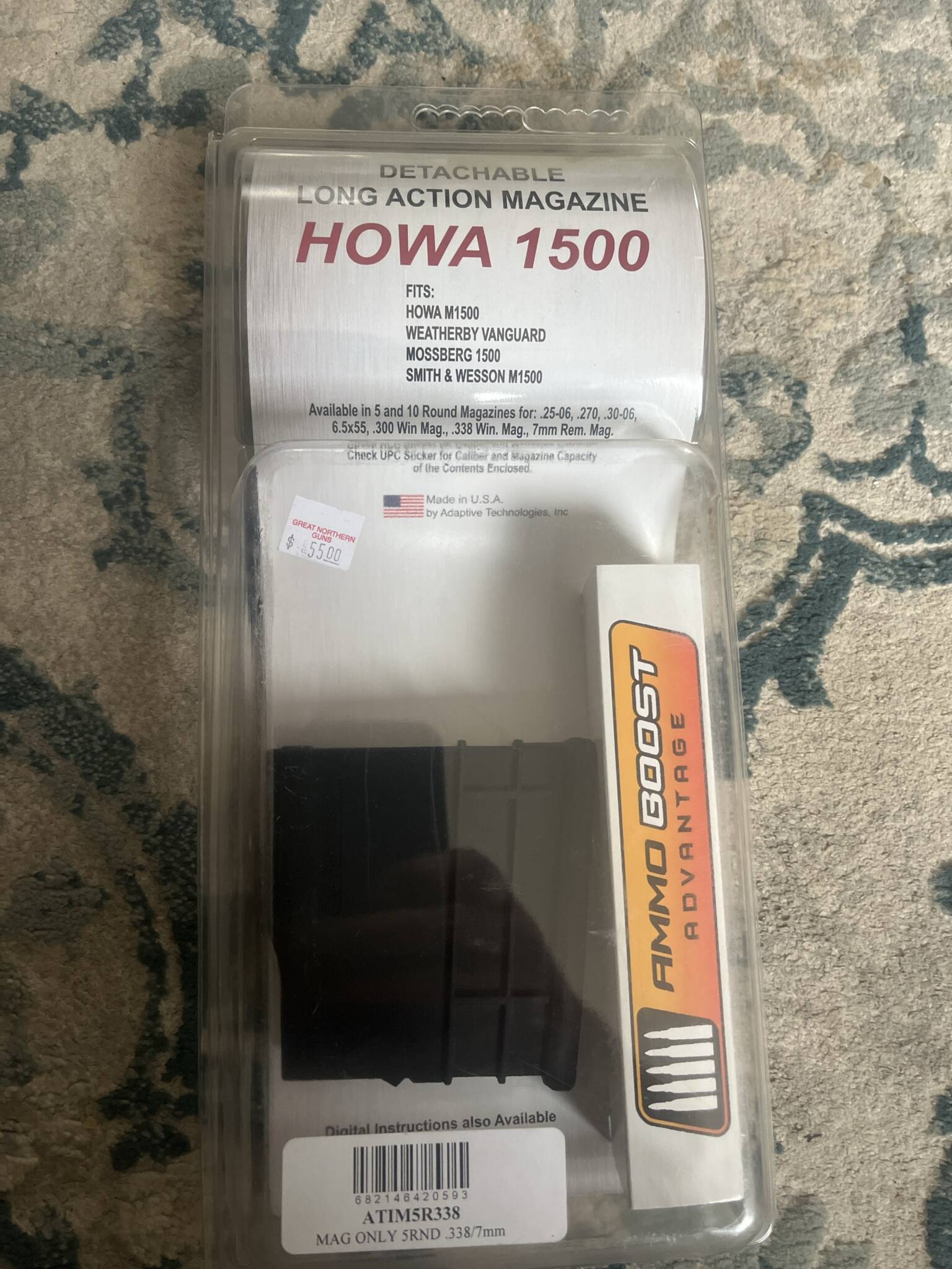 Howa 1500 five round magazine, 338 WinMag | Gun Runners