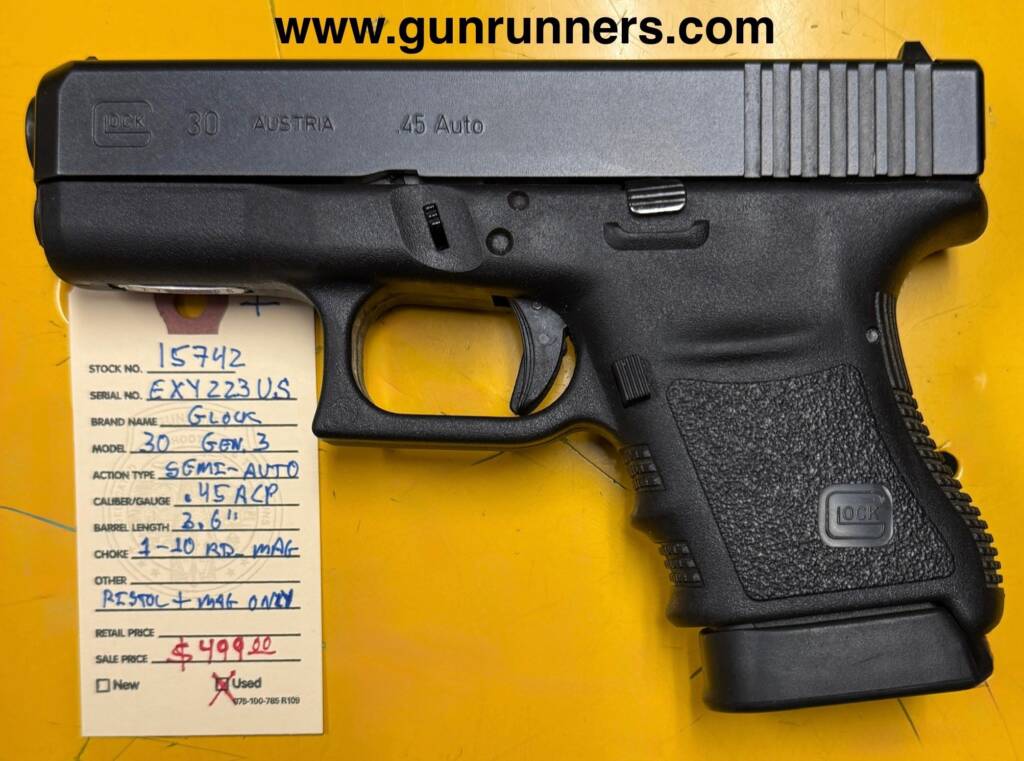 Glock 30 Gen 3 45 acp | Gun Runners