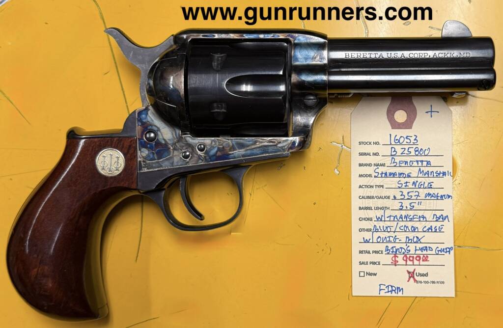 Beretta, used, Stampede Marshall, .357 magnum caliber, single action ...